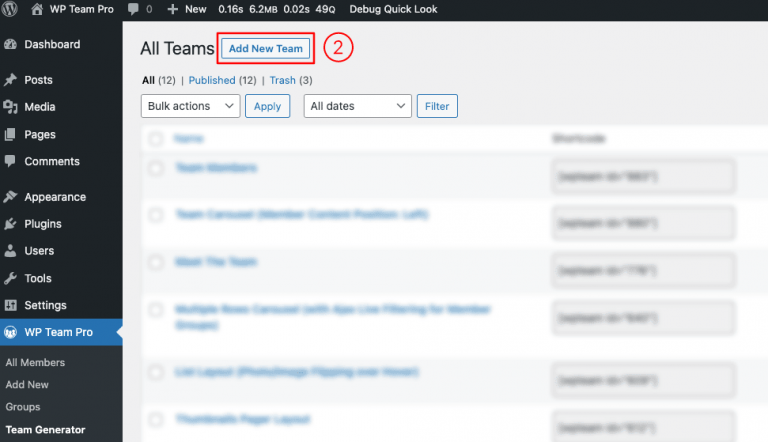 How to Create a Team Thumbnails Pager Layout - WP Team