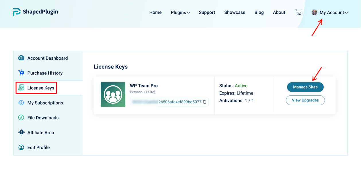 How to fix “Your license key has reached its activation limit"? - WP Team