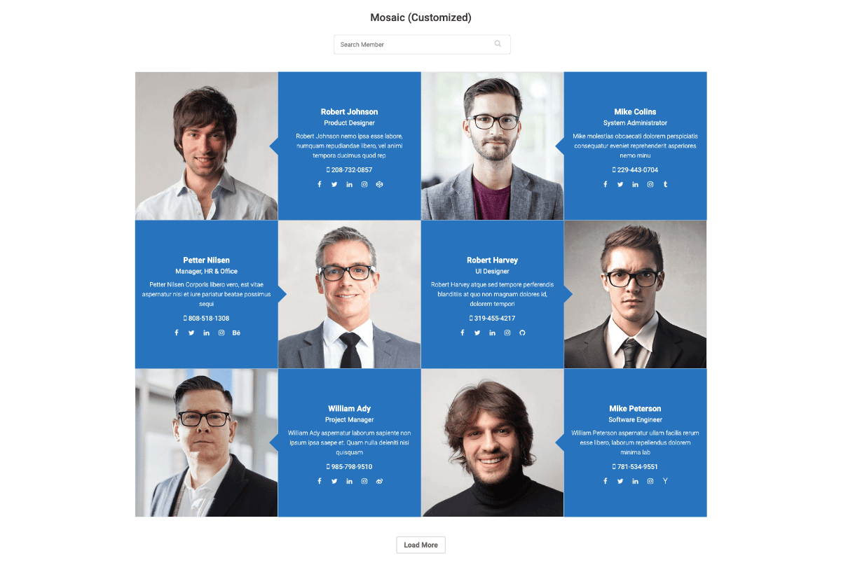 How to Create a Team Mosaic Layout - WP Team