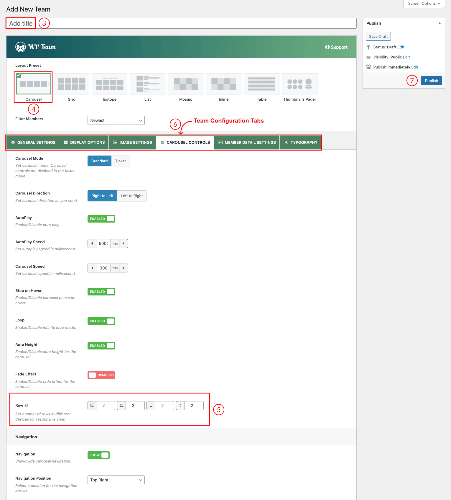 How to Create a Multi-Row Team Carousel - Smart Team