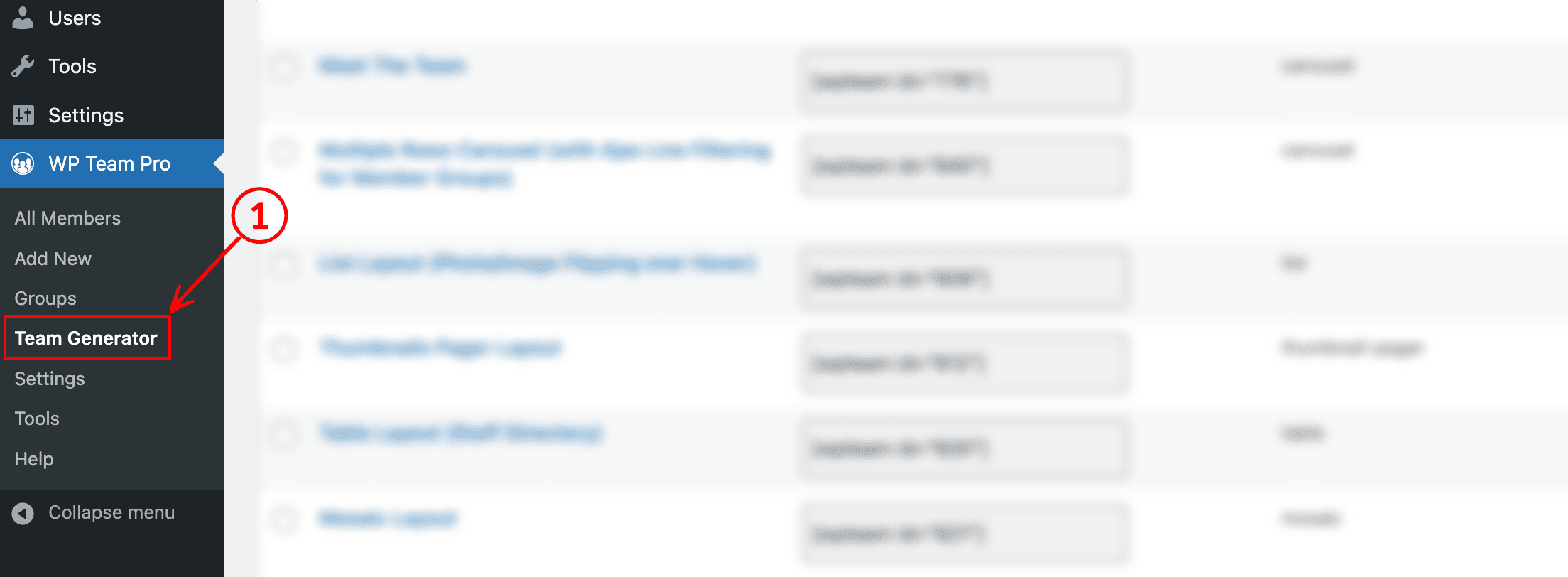 How to Create a Team List layout - WP Team